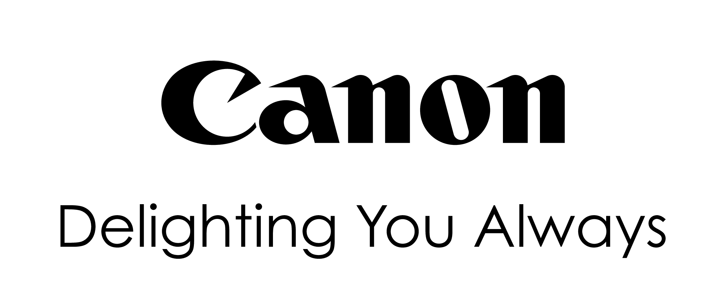 Canon Logo Delighting You Always